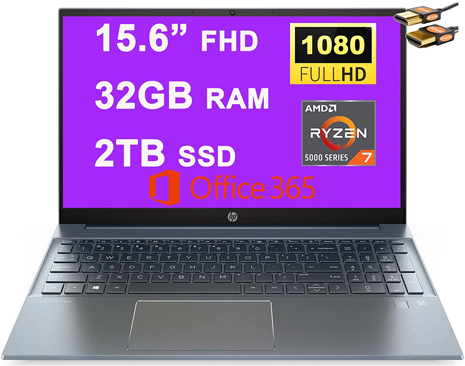 HP Pavilion 15 - Ryzen 5 5700U · AMD Radeon RX Vega 8 (Ryzen 4000) · 15 ...