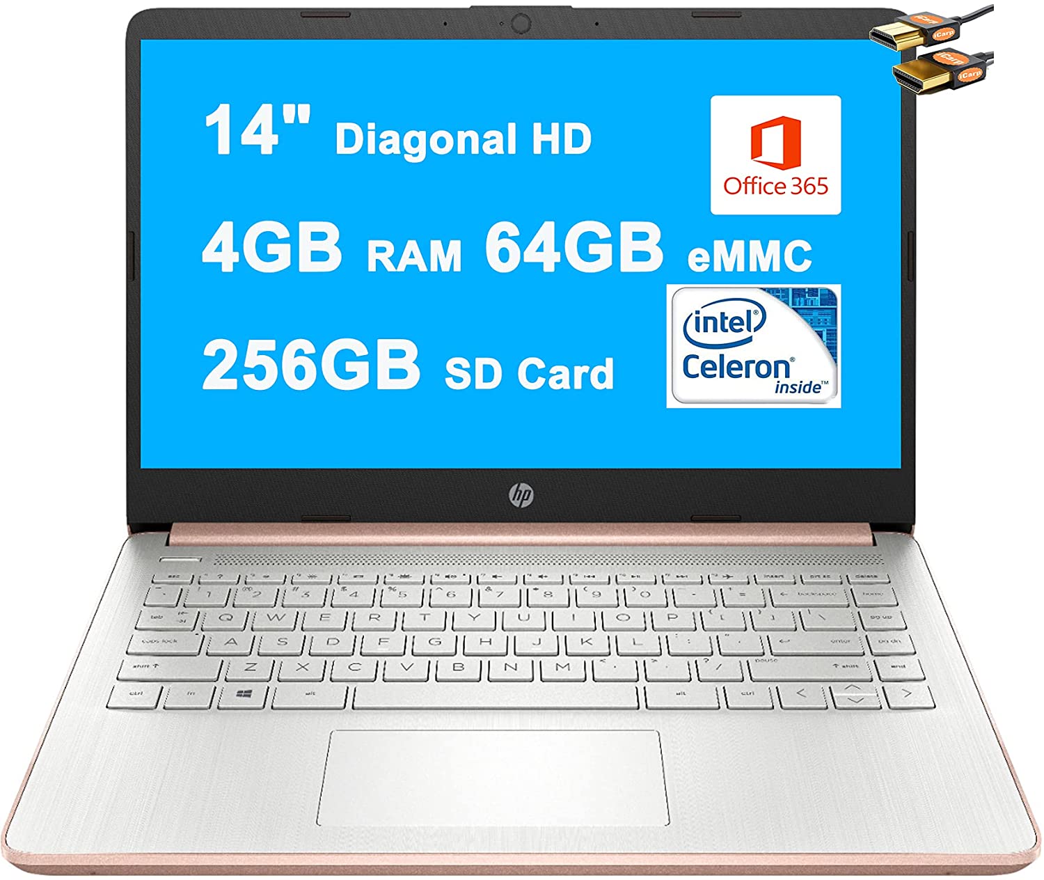 HP 14 - Celeron N4020 · UHD Graphics 600 · 14.0”, HD (1366 x 768), TN ...