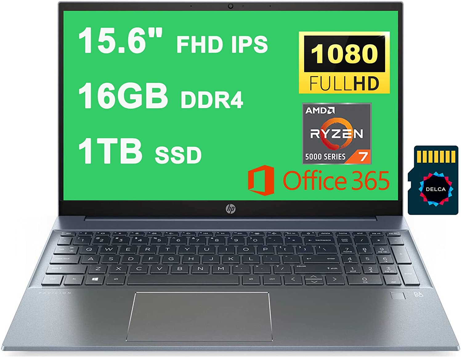 HP Pavilion 15 - Ryzen 5 5700U · AMD Radeon RX Vega 8 (Ryzen 4000) · 15 ...