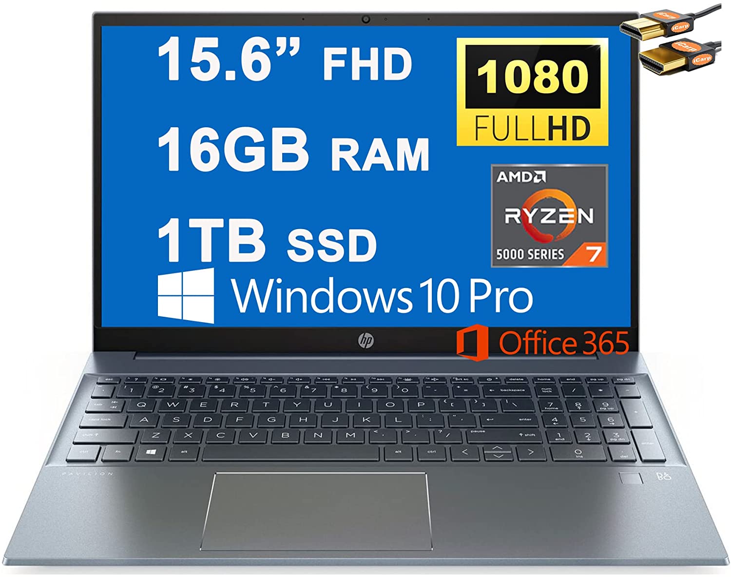 HP Pavilion 15 - Ryzen 5 5700U · AMD Radeon RX Vega 8 (Ryzen 4000) · 15 ...