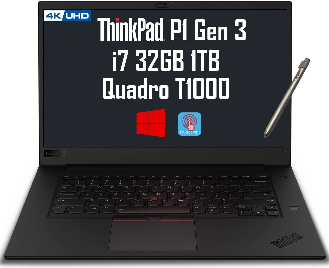 Lenovo ThinkPad P1 Gen 3 - i7-10875H · T1000 Max-Q · 15.6”, 4K UHD ...