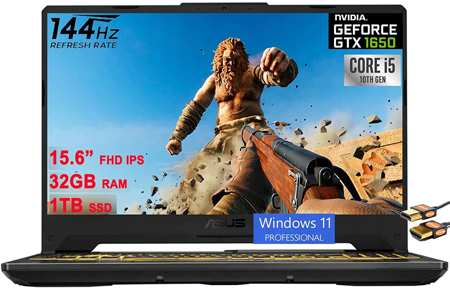 ASUS TUF Gaming F15 - i5-10300H · GTX 1650 · 15.6”, Full HD (1920 x ...