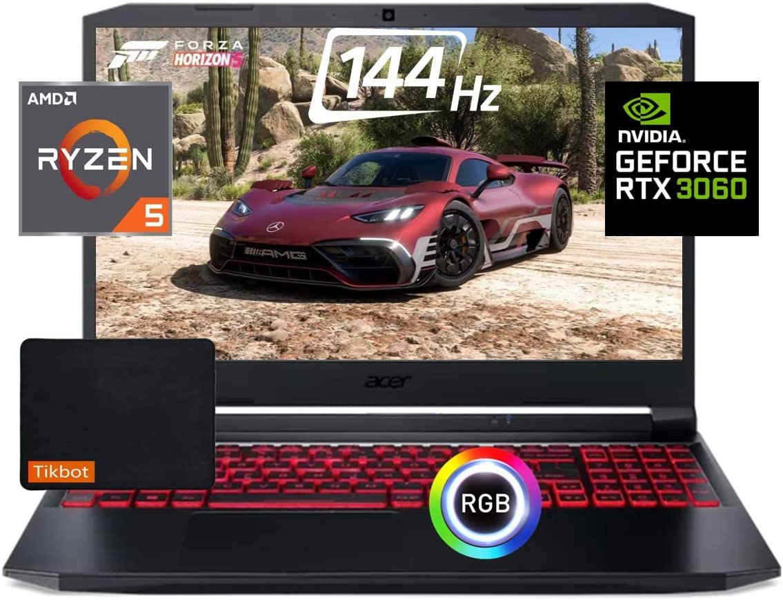 Acer Nitro 5 - Ryzen 5 5600H · RTX 3060 (Laptop) · 15.6”, Full HD (1920 ...
