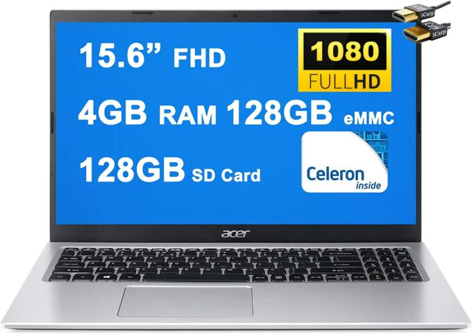 Acer Aspire 1 - N4500 · Intel UHD Jasper Lake 16 EU · 15.6”, Full HD (1920 x 1080), TN · 128GB ...