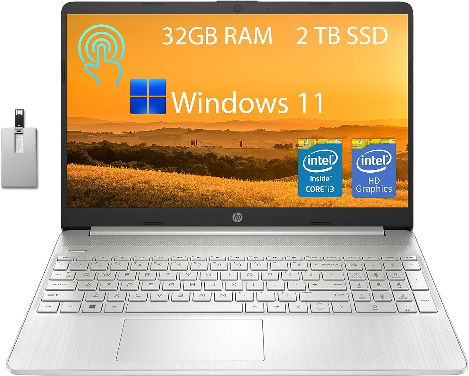 HP 15 - i3-1115G4 · UHD Graphics Xe G4 · 15.6”, HD (1366 x 768), TN ...